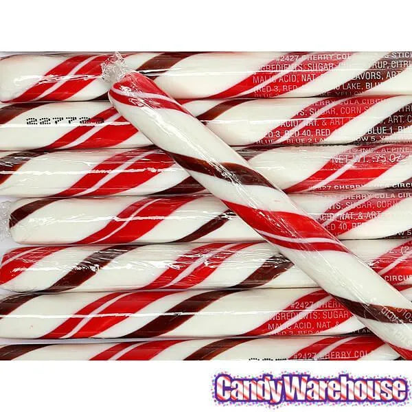 Cherry Cola Hard Candy Sticks: 100-Piece Box – Candy Warehouse