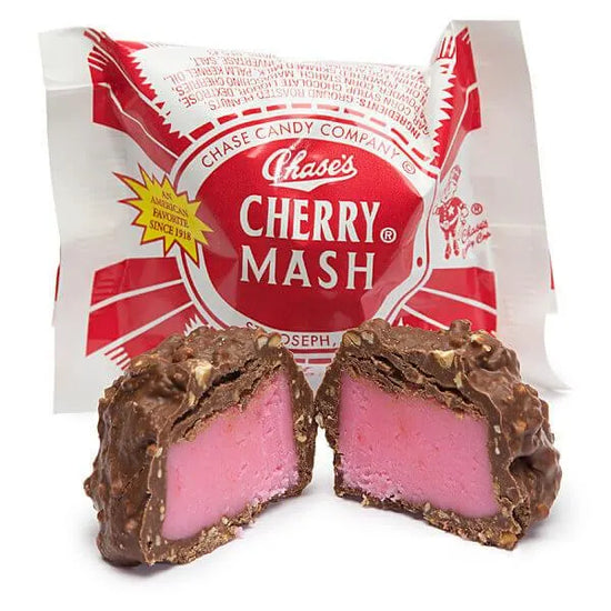 Cherry Mash 2-Ounce Candy Bars: 24-Piece Box | Candy Warehouse