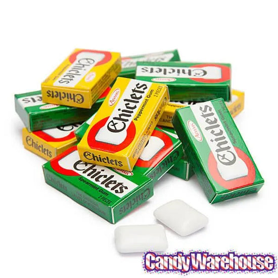 Chiclets Chewing Gum Snack Packs: 200-Piece Box | Candy Warehouse