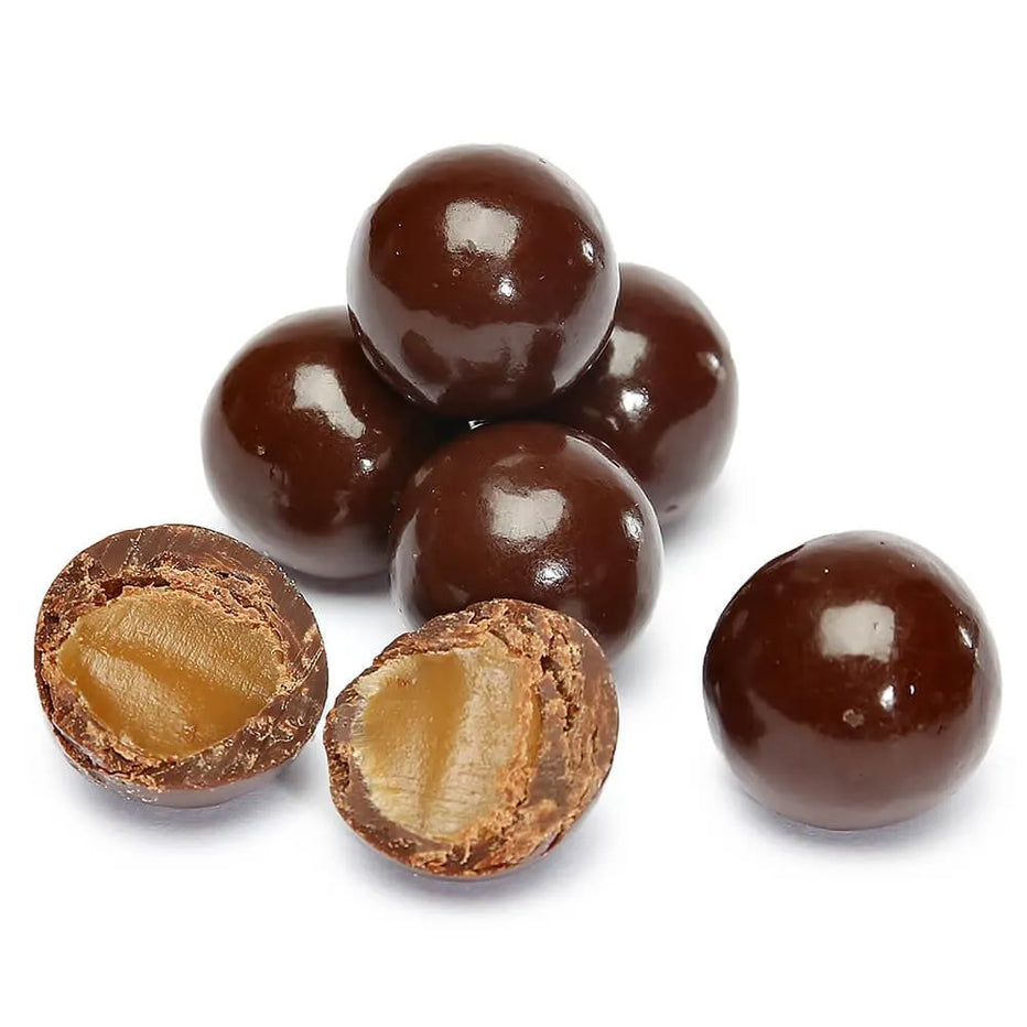 Dark Chocolate Covered Caramel Balls - Sea Salt: 10LB Bag – Candy Warehouse
