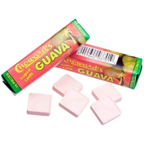 Choward's Guava Mint Squares Candy Packs: 24-Piece Box – Candy Warehouse