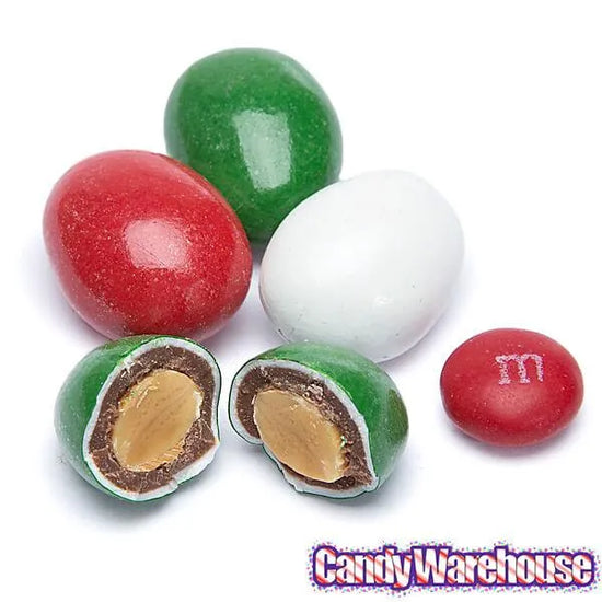 Christmas Chocolate Jordan Almonds: 2LB Bag | Candy Warehouse