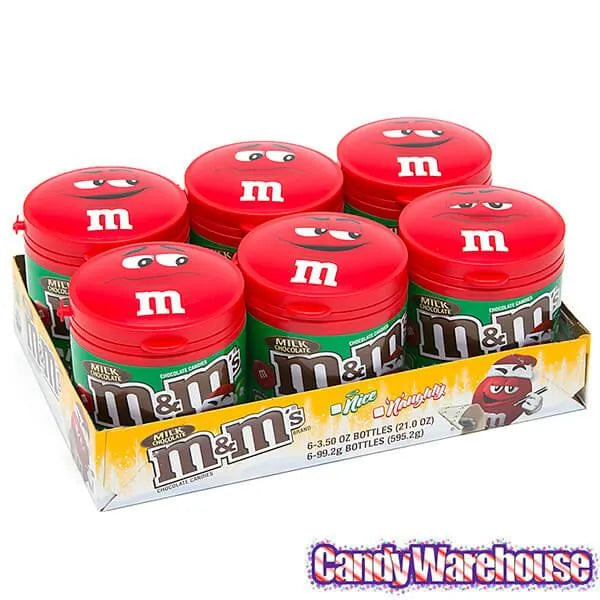 Christmas M&M's Candy Filled Bottles: 6-Piece Display – Candy Warehouse