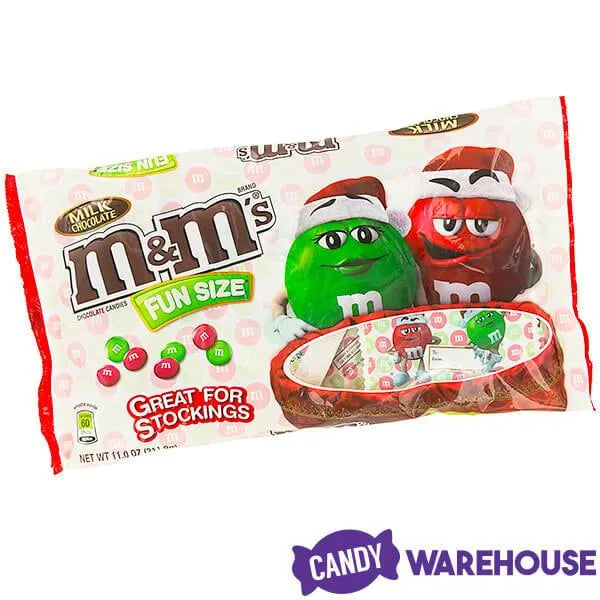 Christmas M&M's Candy Fun Size Packs: 20-Piece Bag | Candy Warehouse