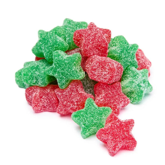 Christmas Sour Stars Jelly Candy: 5LB Bag | Candy Warehouse
