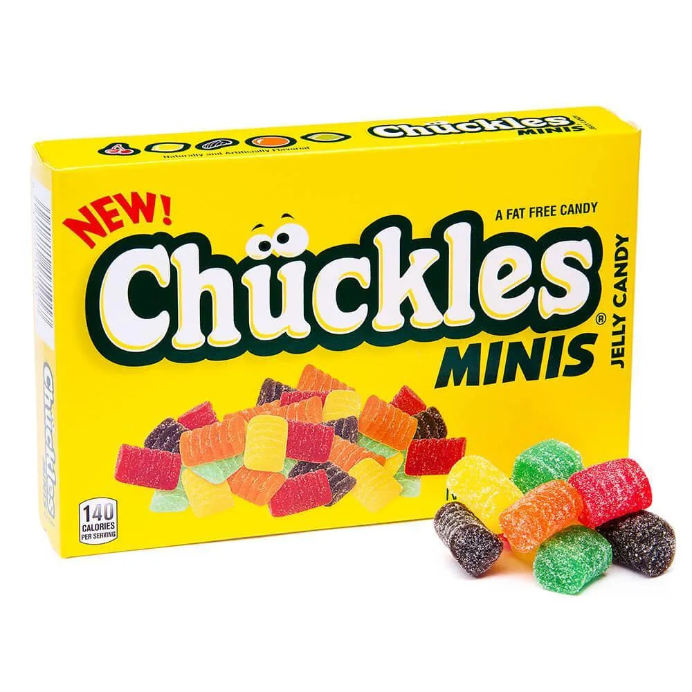 Chuckles Minis Jelly Candy 5-Ounce Packs: 10-Piece Box – Candy Warehouse