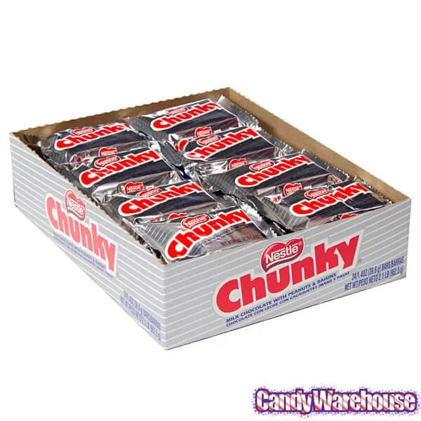 Chunky Chocolate Bars: 24-Piece Box – Candy Warehouse