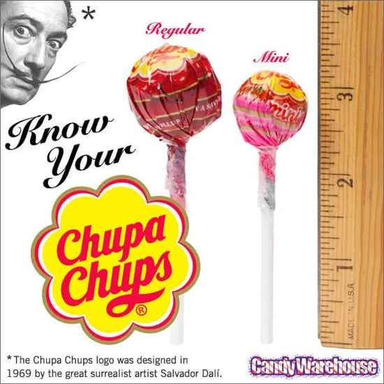 Chupa Chups Lollipops Assortment: 1000-Piece Case | Candy Warehouse