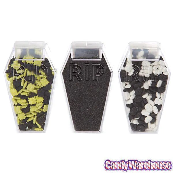 Coffin Sprinkle Containers: 3-Piece Pack | Candy Warehouse
