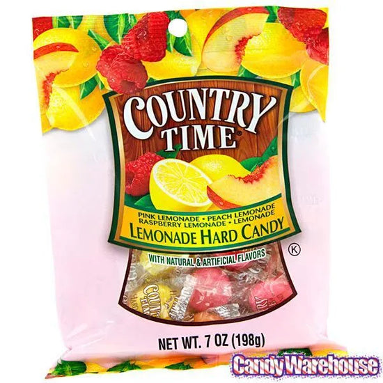 Country Time Assorted Lemonade Hard Candy Discs: 7-Ounce Bag | Candy ...