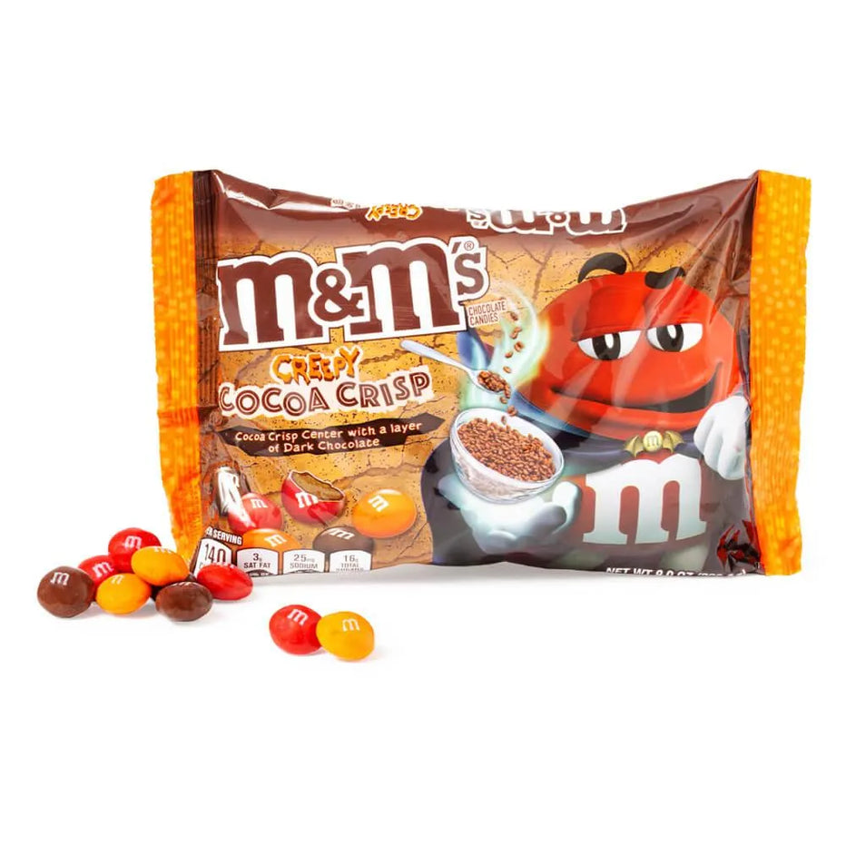 Creepy Cocoa Crisp M&M's Halloween Candy 8-Ounce Bag – Candy Warehouse