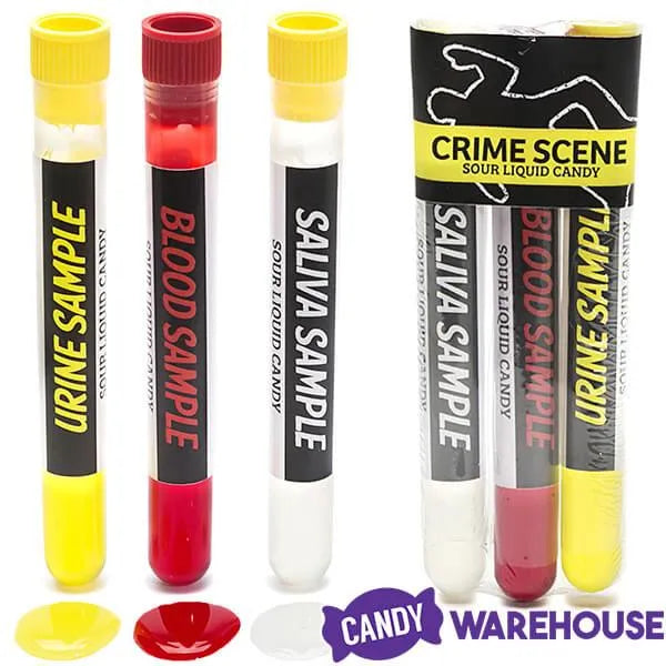 Crime Scene Candy Tubes: 3-Piece Pack – Candy Warehouse