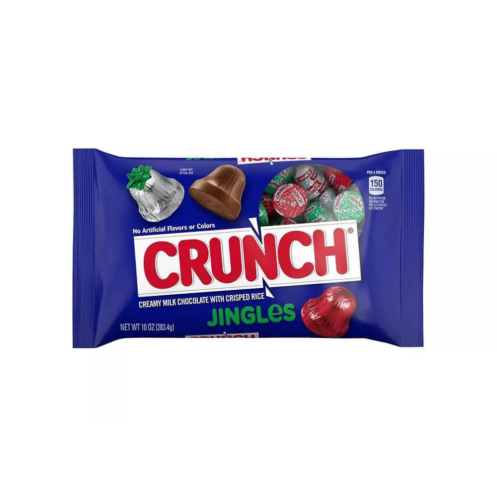 Crunch Jingles Chocolate Bells: 10-Ounce Bag – Candy Warehouse