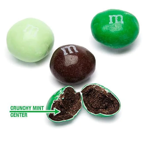 Crunchy Mint M&M's Candy: 8-Ounce Bag | Candy Warehouse