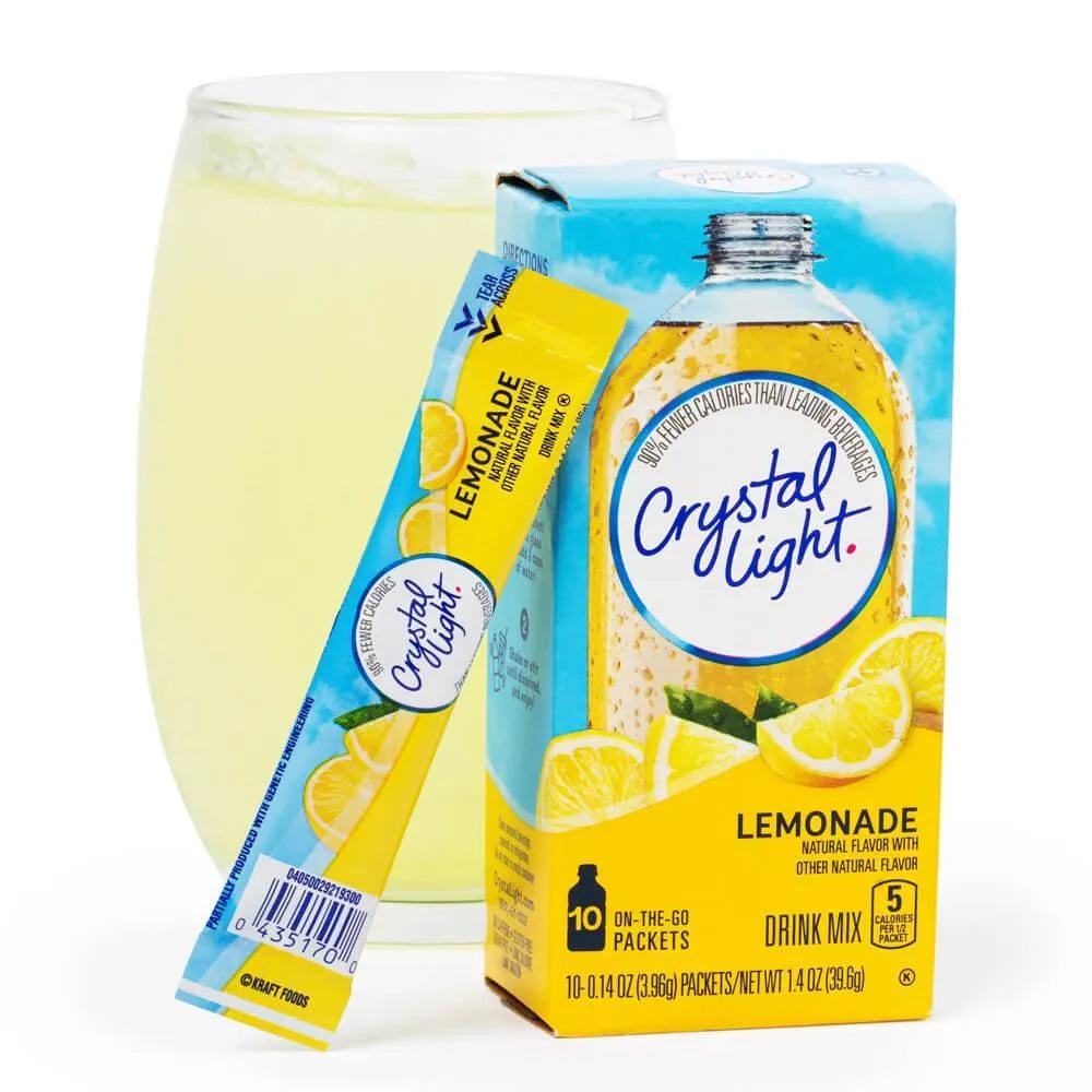Crystal Light - Lemonade: 10-Piece Box – Candy Warehouse