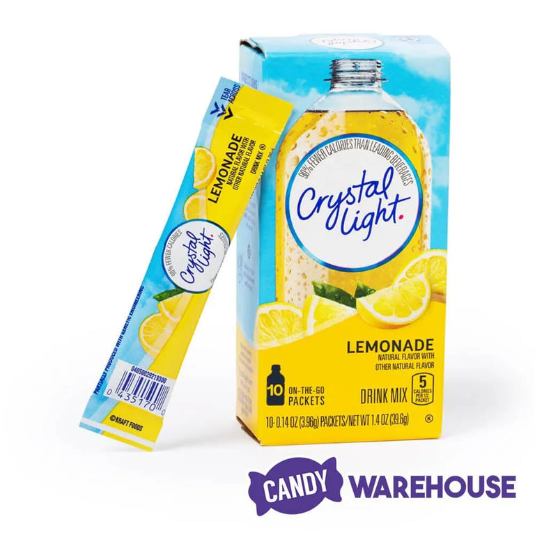 Crystal Light - Lemonade: 10-Piece Box – Candy Warehouse