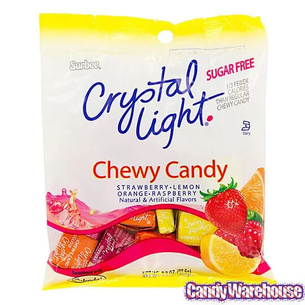 Crystal Light Sugar Free Chewy Candy: 1.2LB Case | Candy Warehouse