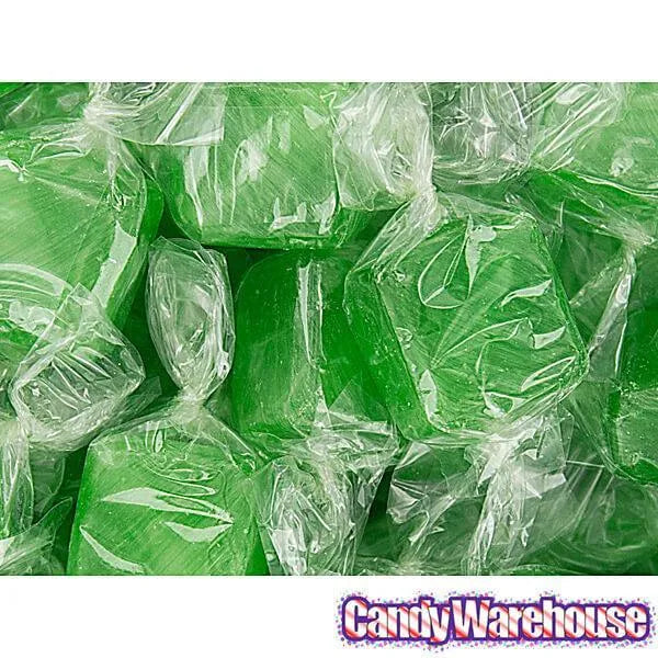 Cubes Hard Candy - Green Apple: 3LB Bag | Candy Warehouse