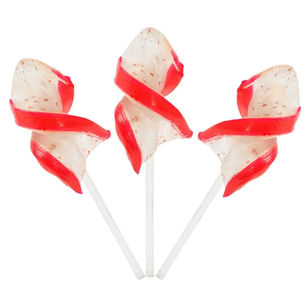 CurlyCutes Petite Crystal Ribbon Pops - Red Cherry: 20-Piece Jar ...