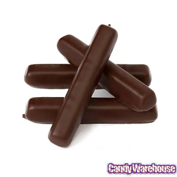 Dark Chocolate Covered Orange Jelly Candy Sticks Packs: 12-Piece Box ...