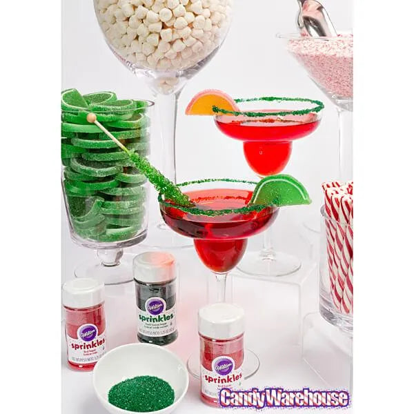 Dark Green Colored Sugar: 3.25-Ounce Bottle | Candy Warehouse