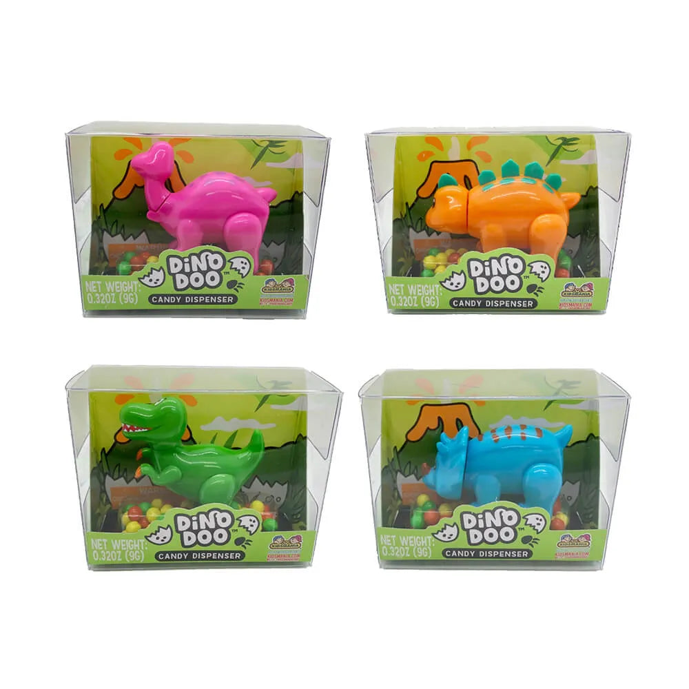 Dino Doo Pooping Dinosaur Candy Dispensers: 12-Piece Display – Candy ...