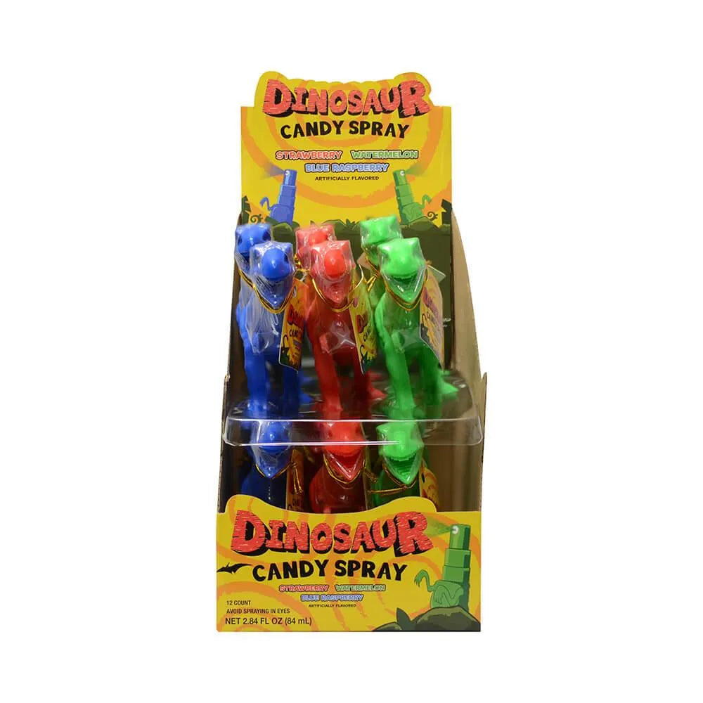 Dinosaur Candy Spray: 12-Piece Display – Candy Warehouse
