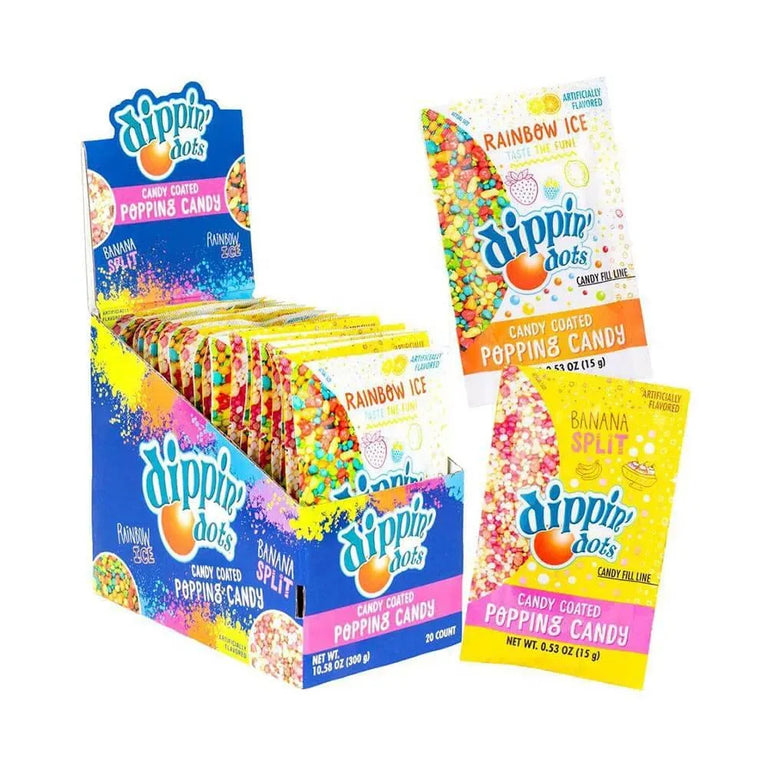 Dippin' Dots Popping Candy Packs: 20-Piece Box – Candy Warehouse