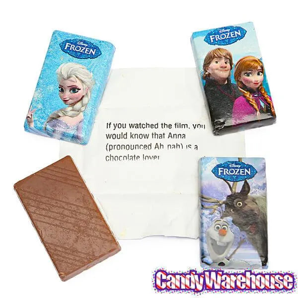 Disney Frozen Mini Milk Chocolate Bars: 15-Piece Bag | Candy Warehouse