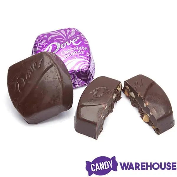 Dove Dark Chocolate Almond Squares: 24-Piece Bag | Candy Warehouse
