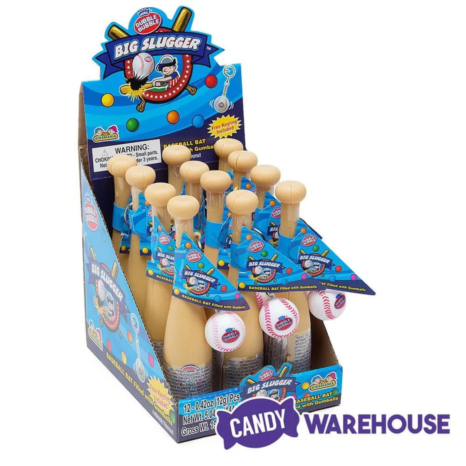 Dubble Bubble Big Slugger Baseball Bats: 12-Piece Box – Candy Warehouse