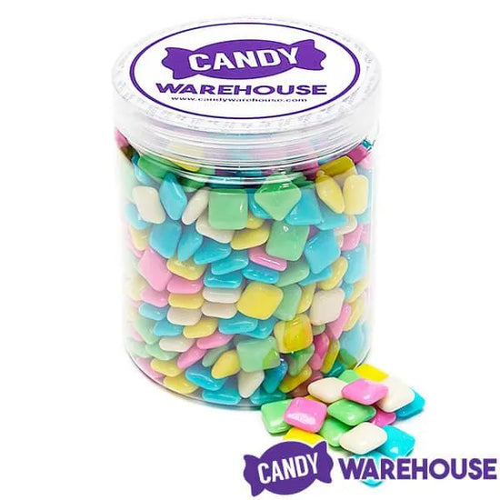 Dubble Bubble Chiclets Chewing Gum Tabs - Polar Mint: 1.5LB Jar | Candy ...