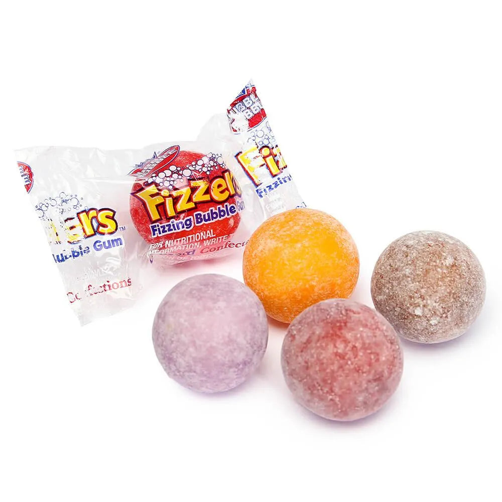 Dubble Bubble Fizzers Soda Pop Fizzling Bubble Gum: 170-Piece Tub ...