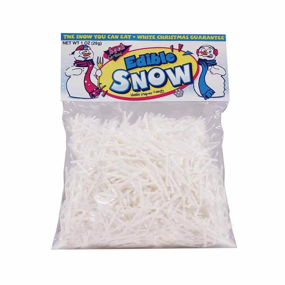 Edible White Candy Snow: 1-Ounce Bag – Candy Warehouse