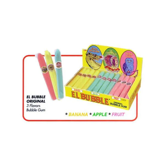 El Bubble Bubble Gum Cigars - Version I: 36-Piece Box | Candy Warehouse
