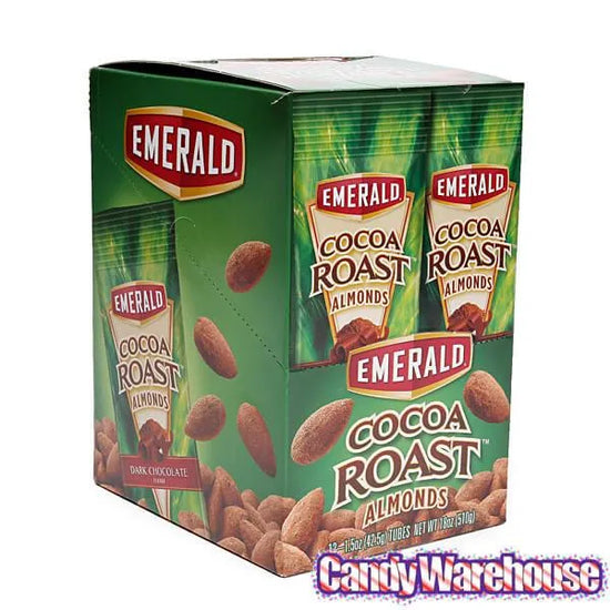 Emerald Cocoa Roast Almonds 1.5-Ounce Bags: 12-Piece Box | Candy Warehouse