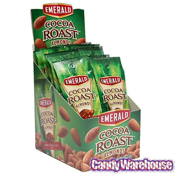 Emerald Cocoa Roast Almonds 1.5-Ounce Bags: 12-Piece Box – Candy Warehouse