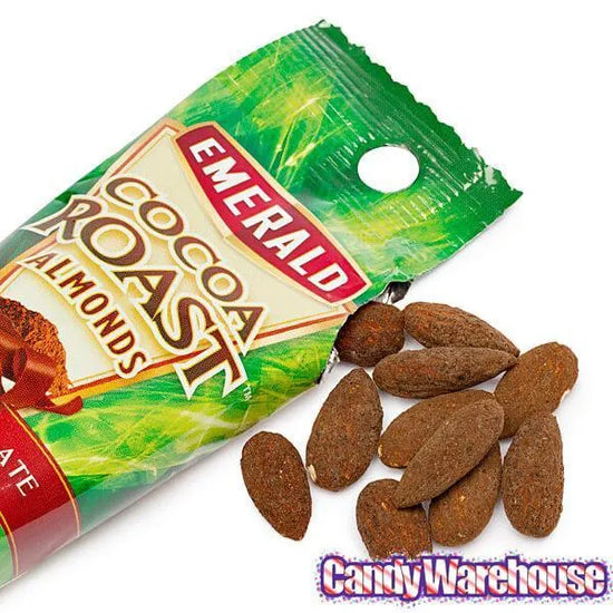 Emerald Cocoa Roast Almonds 1.5-Ounce Bags: 12-Piece Box | Candy Warehouse