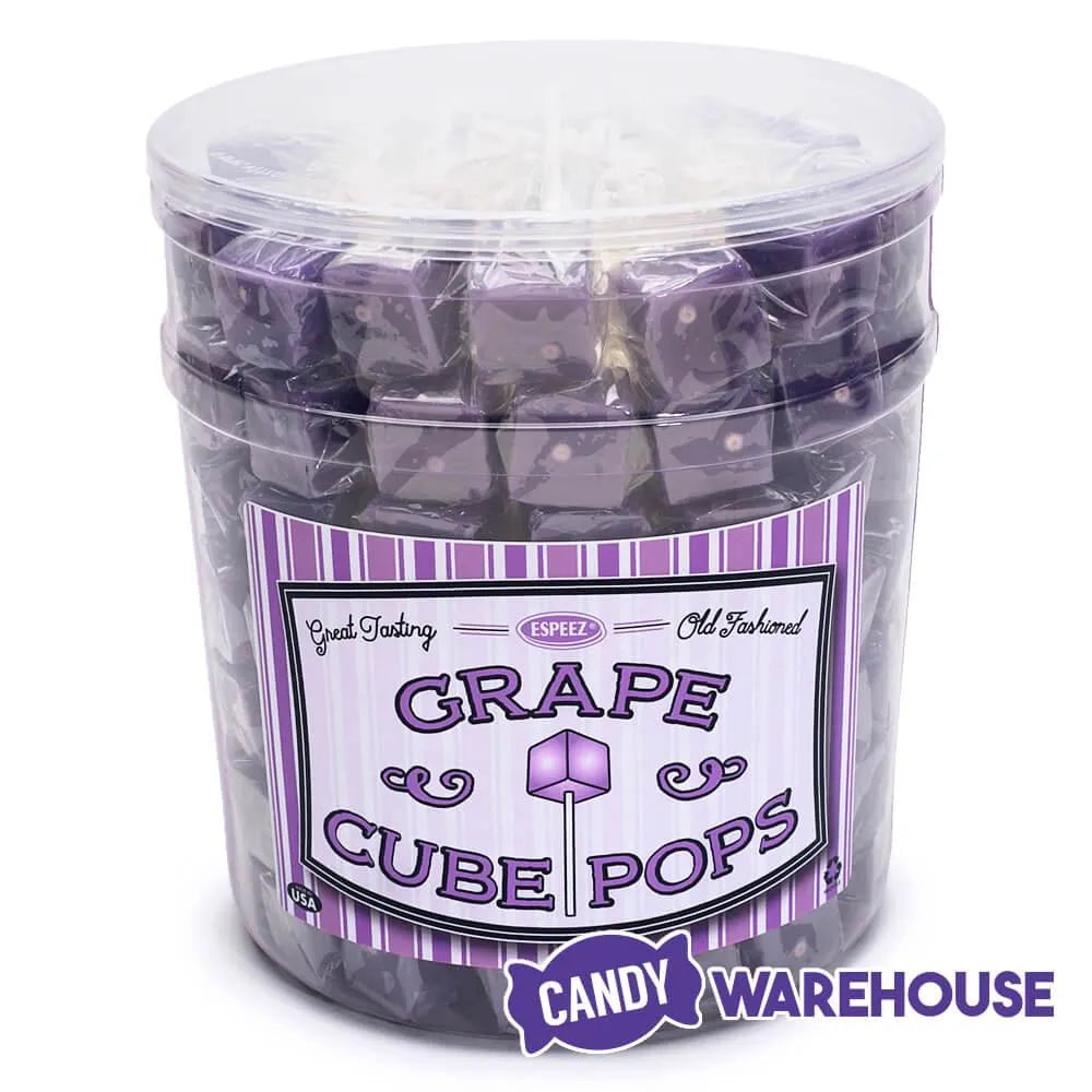 Espeez Cube Pop - Grape: 100-Piece Tub – Candy Warehouse