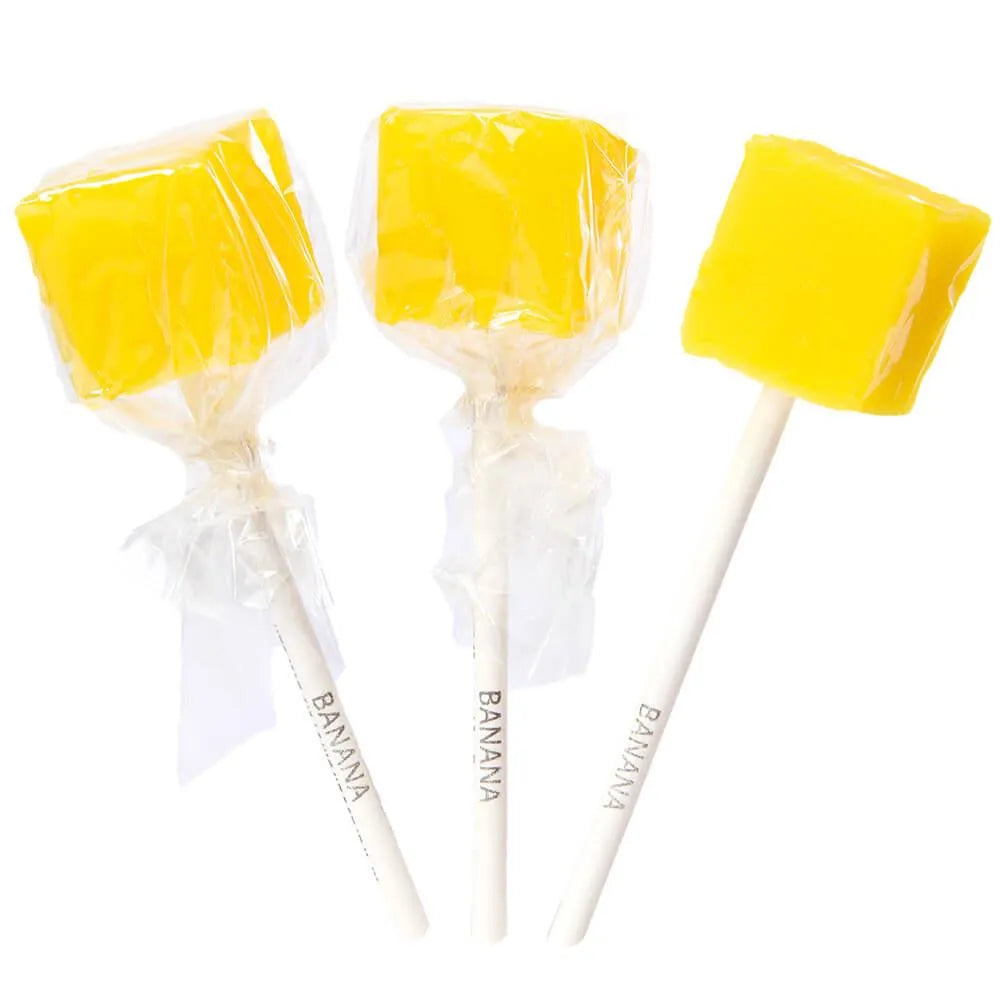 Espeez Cube Pops - Banana: 100-Piece Tub – Candy Warehouse