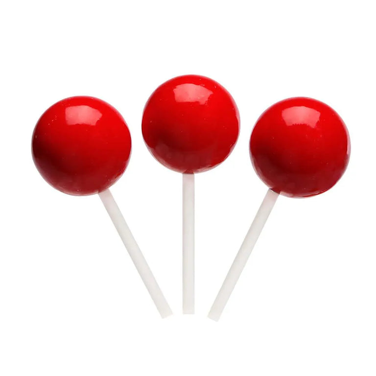 Espeez Paintball Pops Giant Jawbreaker Suckers - Red: 12-Piece Bag ...