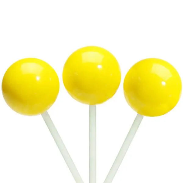 Espeez Paintball Pops Giant Jawbreaker Suckers - Yellow: 12-Piece Bag ...