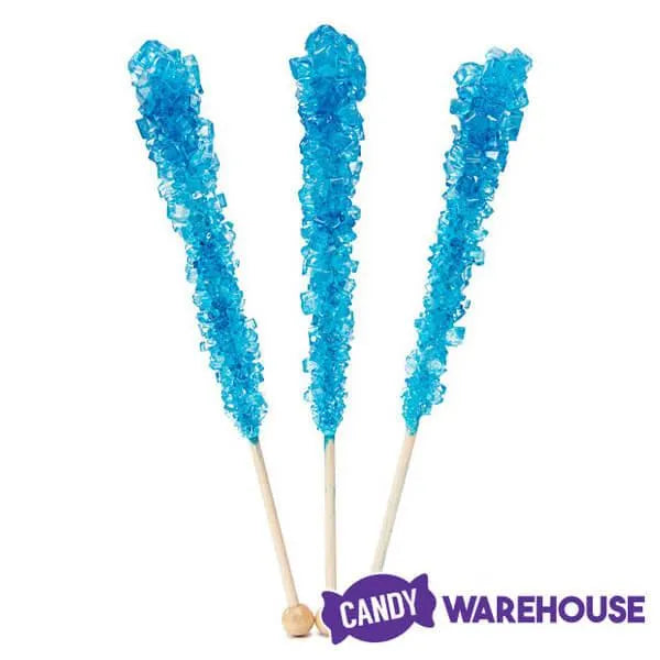 Espeez Rock Candy Crystal Sticks - Blue: 12-Piece Box – Candy Warehouse