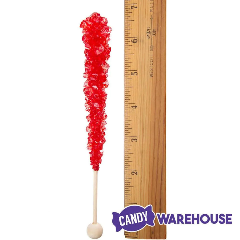 Rock Candy Crystal Sticks - USA Colors Assortment: 12-Piece Box – Candy ...