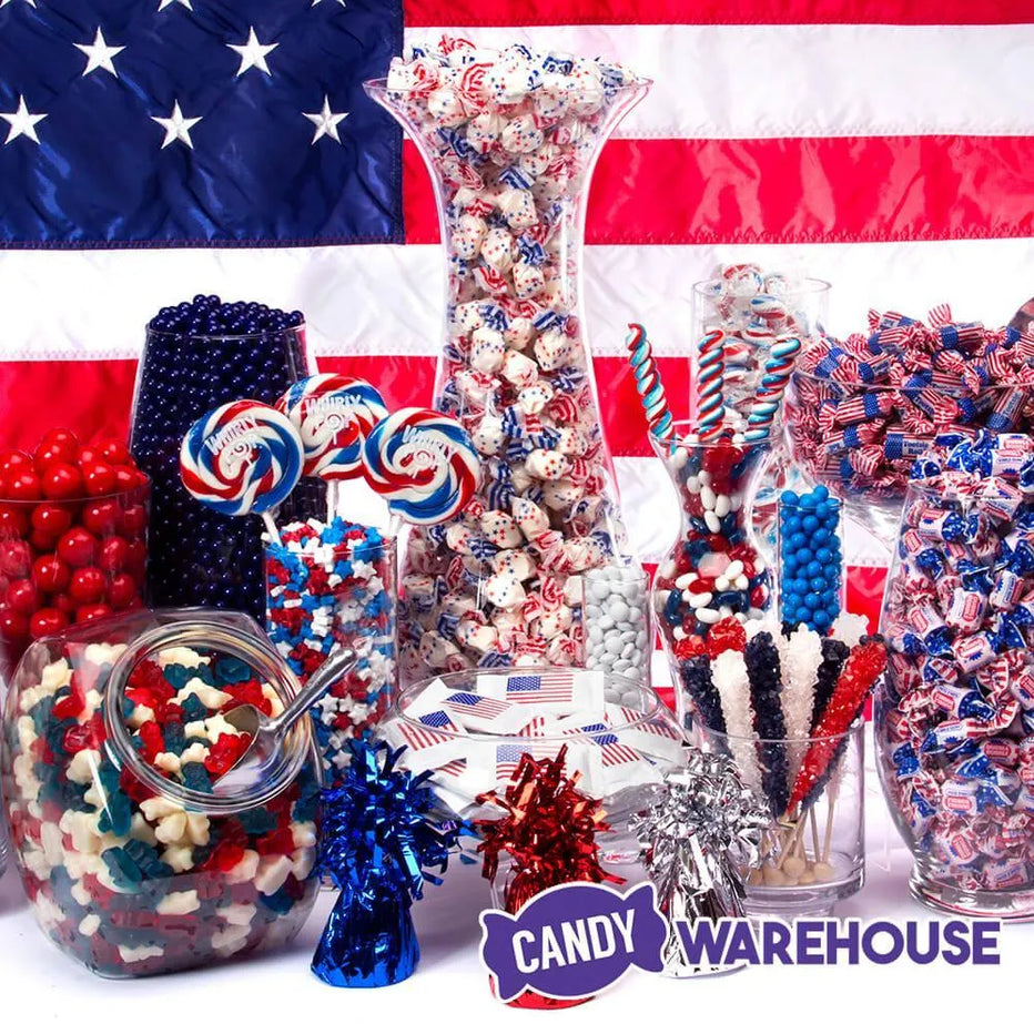 Rock Candy Crystal Sticks - USA Colors Assortment: 12-Piece Box – Candy ...