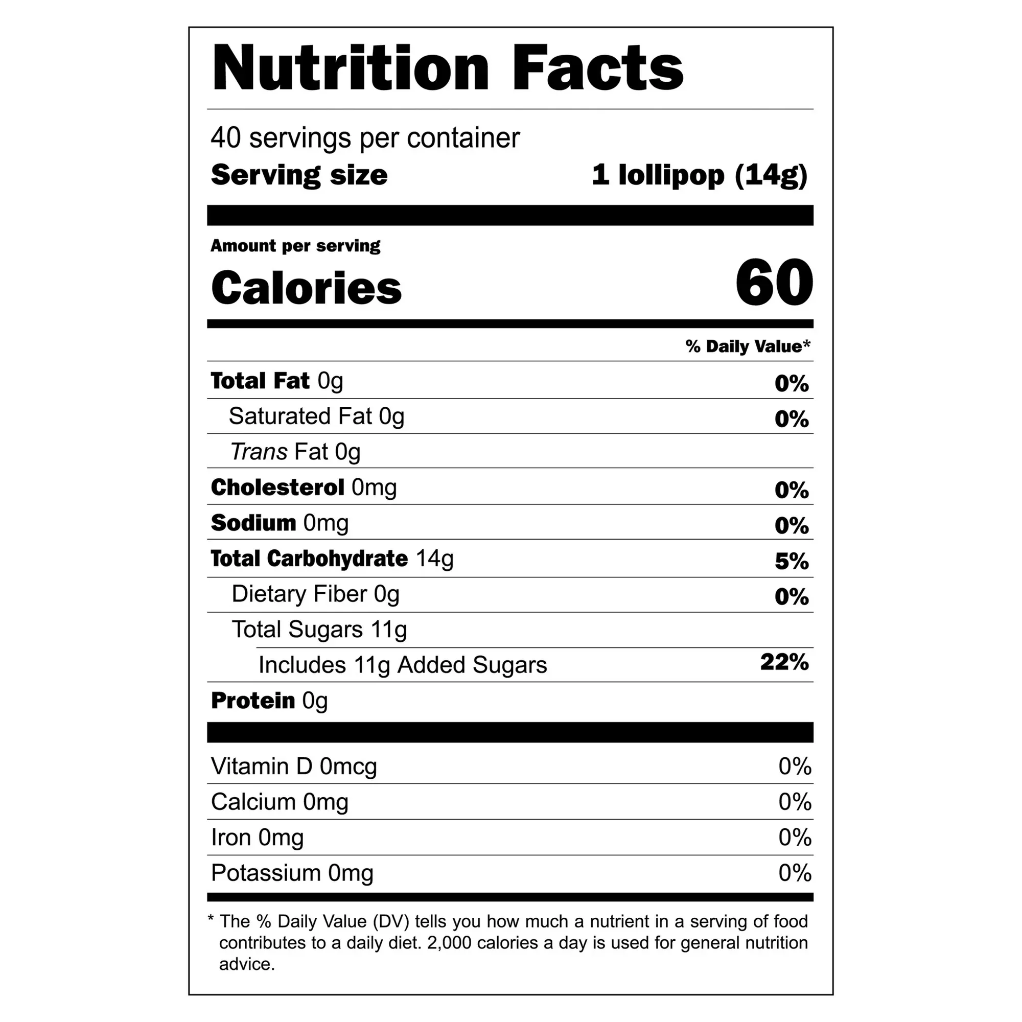 Vero Pinta Azul Lollipops: 40-Piece Bag – Candy Warehouse