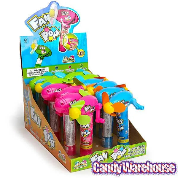 Fan Pop Suckers: 12-Piece Box – Candy Warehouse
