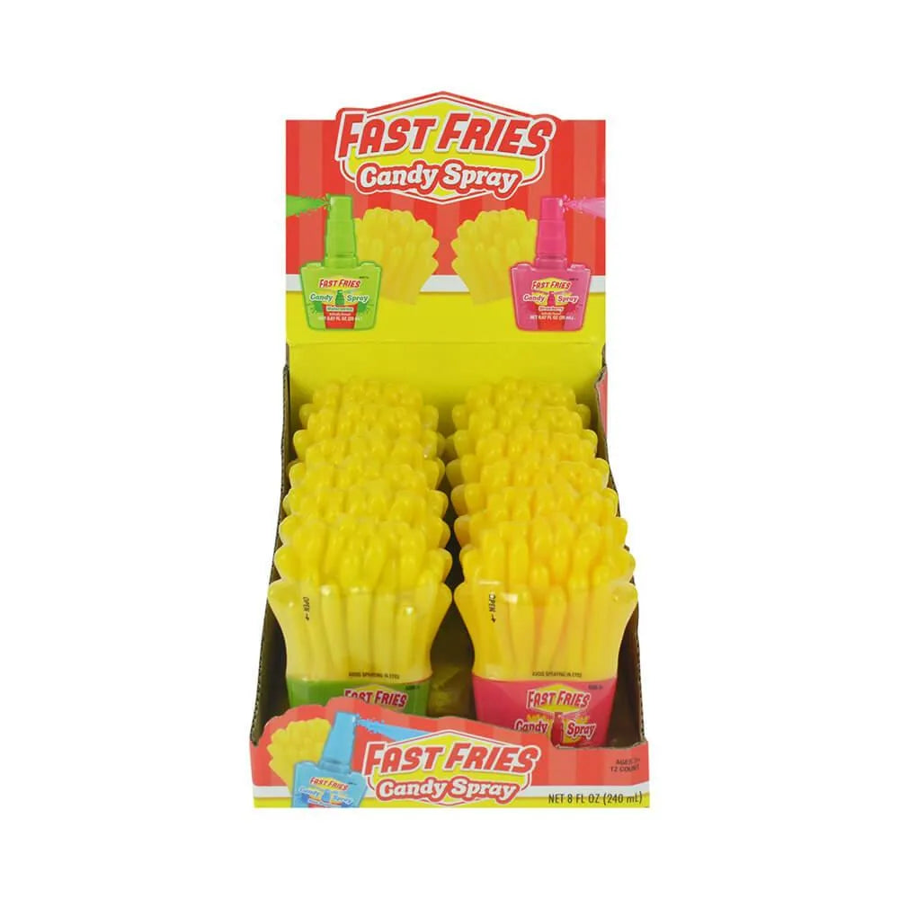 Fast Fries Candy Spray: 12-Piece Display – Candy Warehouse