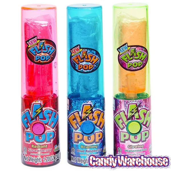 Flash Pop Light-Up Lollipops: 12-Piece Box – Candy Warehouse