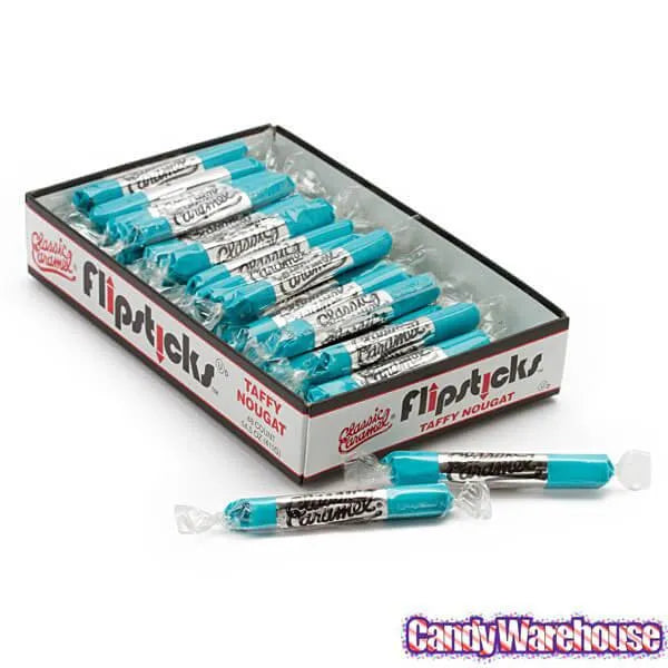 Flipsticks Nougat Taffy Candy - Blue Raspberry: 48-Piece Caddy – Candy ...